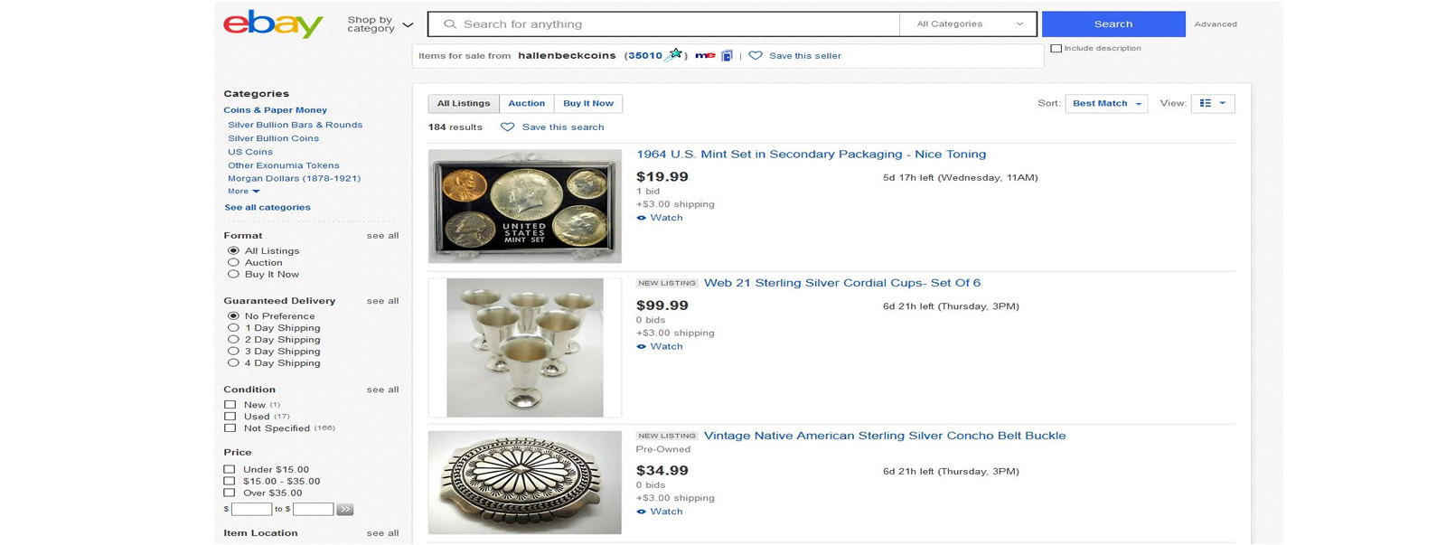 Home - Hallenbeck Coin Gallery